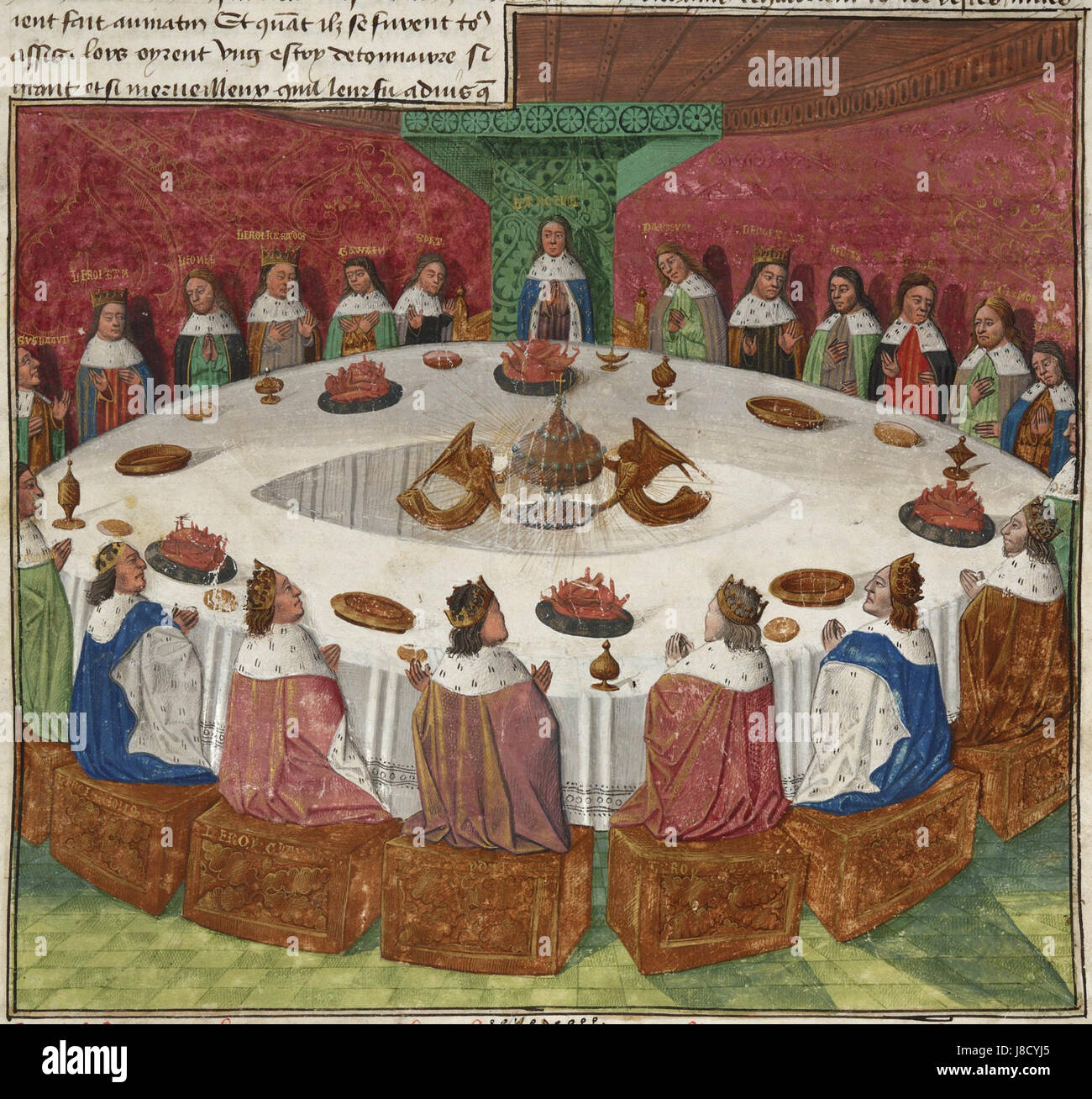 The round table holy grail hi-res stock photography and images - Alamy