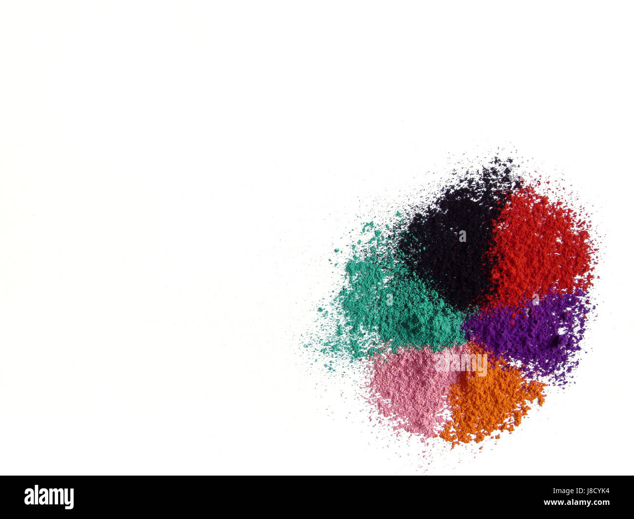 colour, dust, chalk, powder, crumbs, color, isolated, colour, dust ...