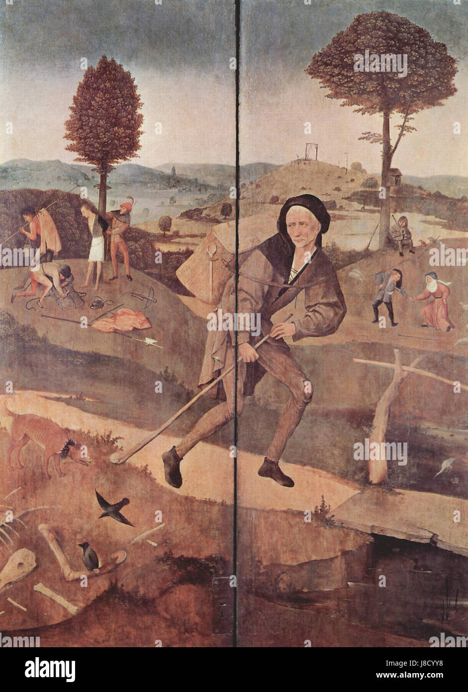 This artwork, previously attributed to Hieronymus Bosch, is a 16th ...