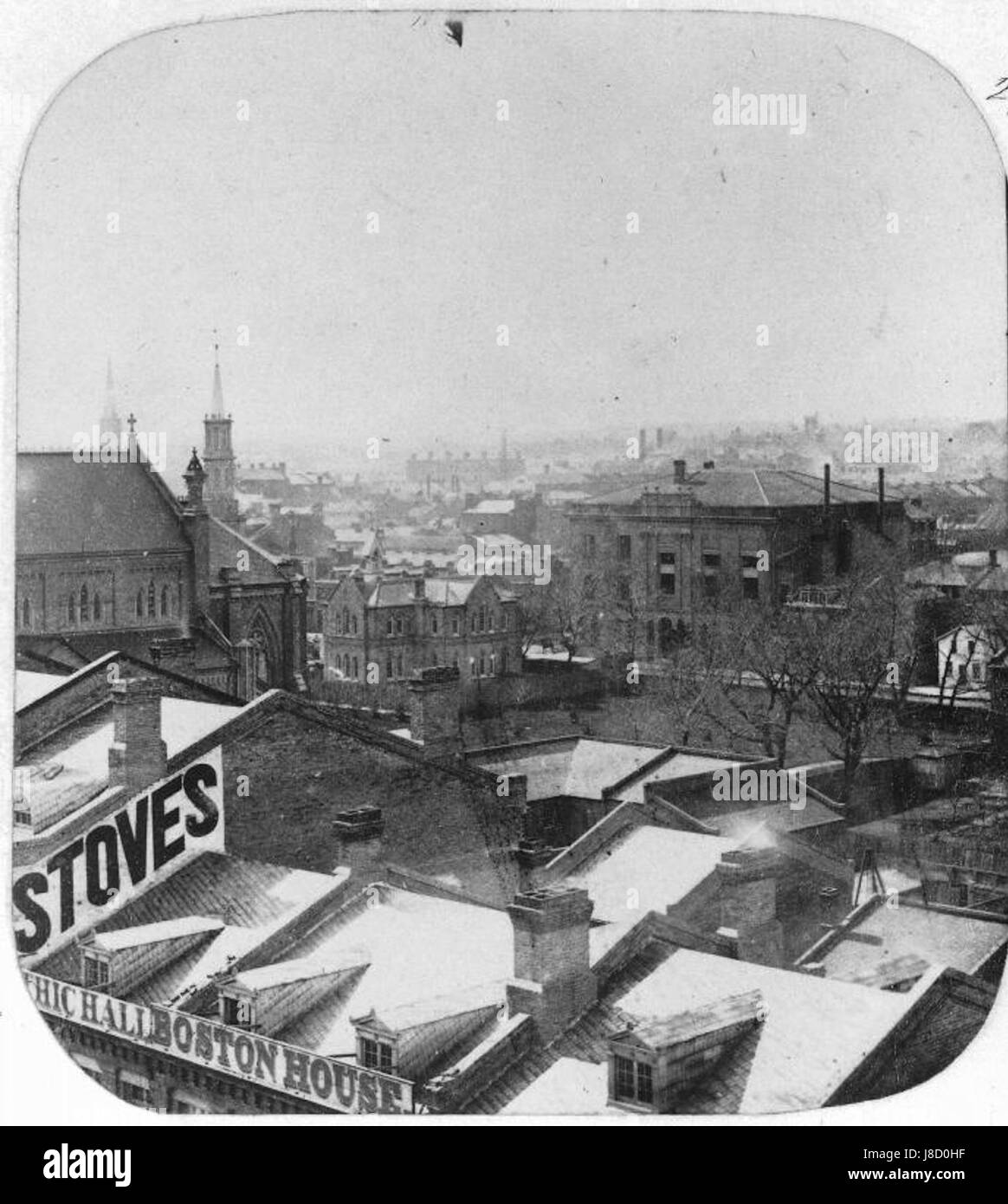 From St. Lawrence Hall looking north west Stock Photo - Alamy