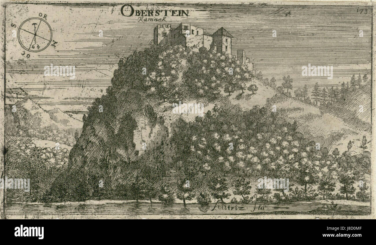 Kamnik Upper Castle Valvasor Stock Photo - Alamy