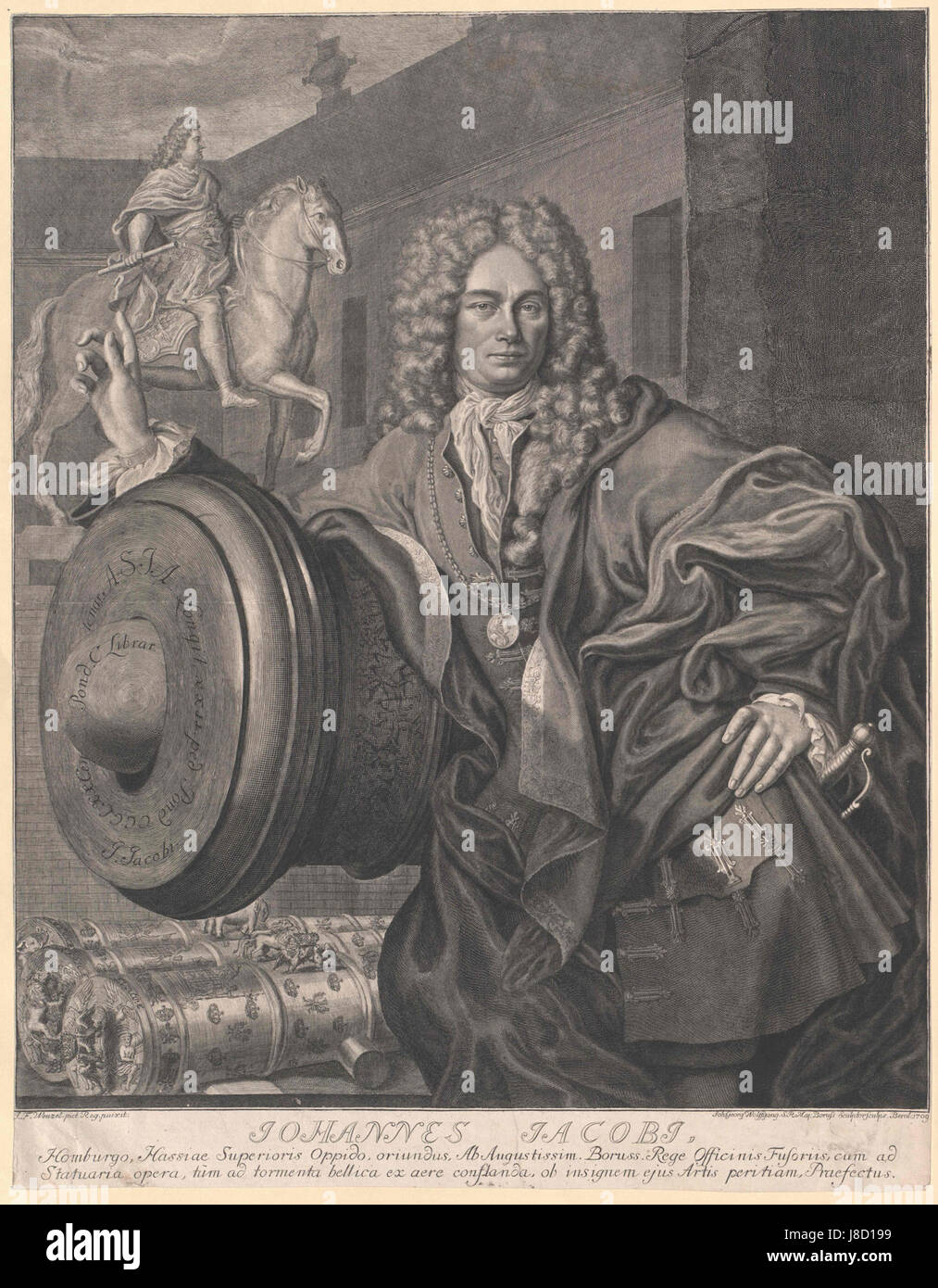Johann Jacobi 1709 Stock Photo - Alamy