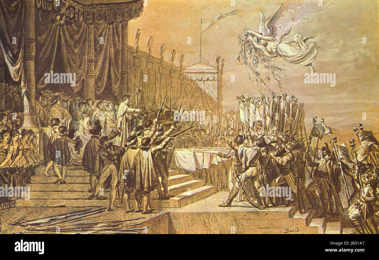 Paintings by jacques louis david hi-res stock photography and images ...