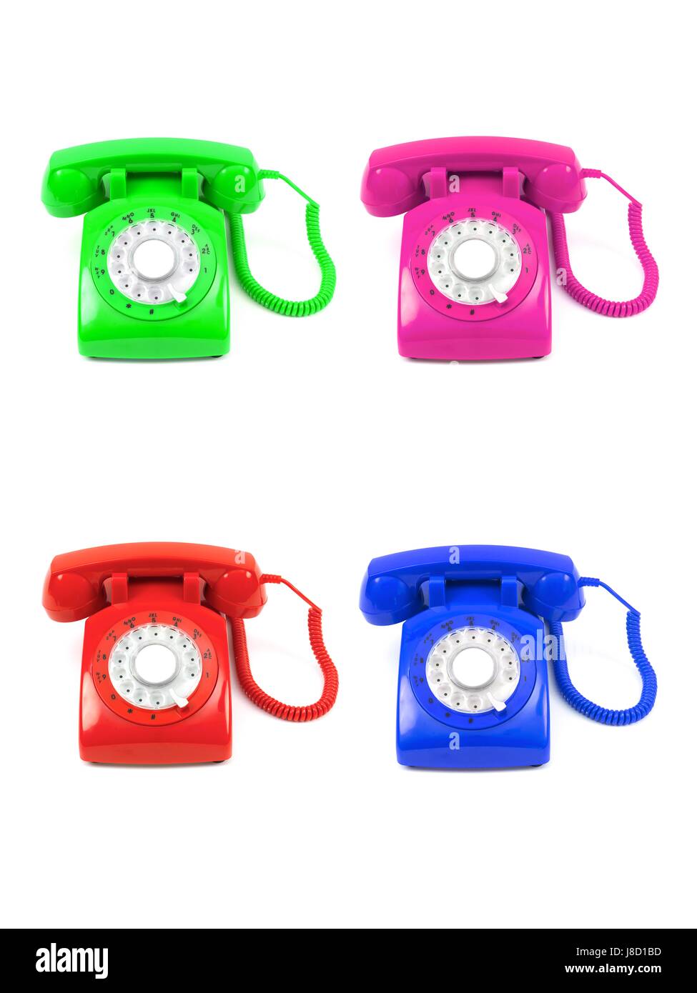 telephone, phone, blue, isolated, colour, green, antique, communication ...