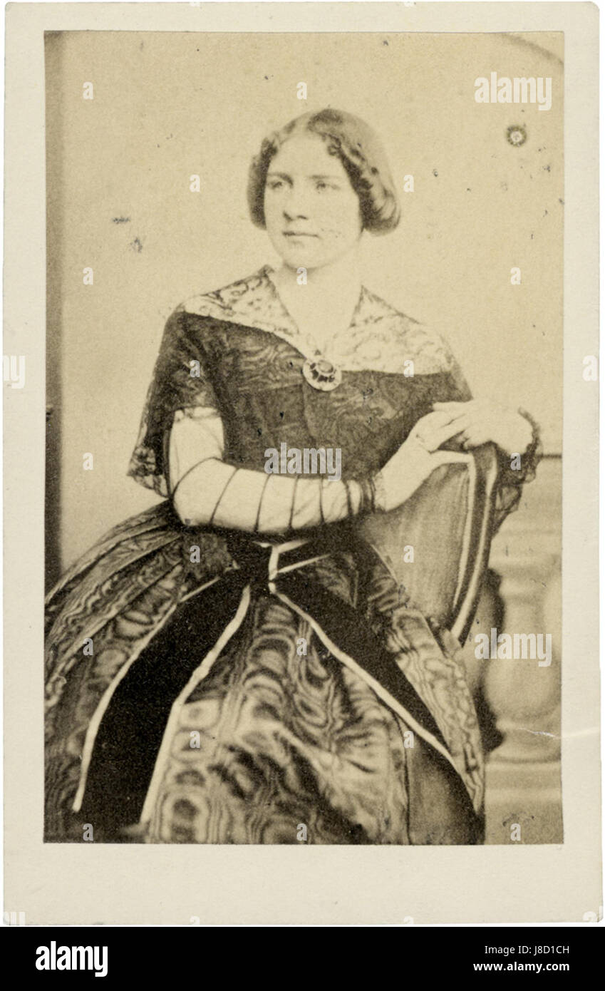 This is a portrait of Jenny Lind, a renowned Swedish opera singer of ...