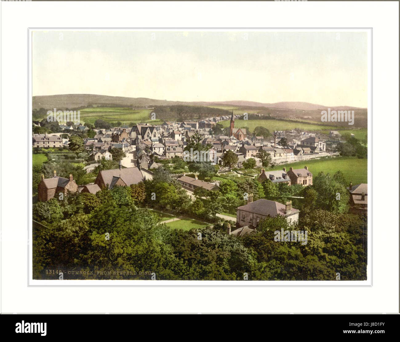 Old cumnock map hi-res stock photography and images - Alamy