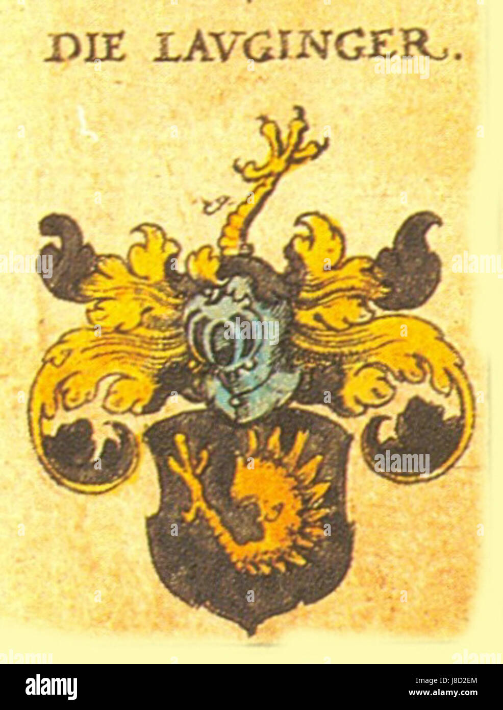*Lauinger Siebmacher 207* refers to a coat of arms or heraldic work ...