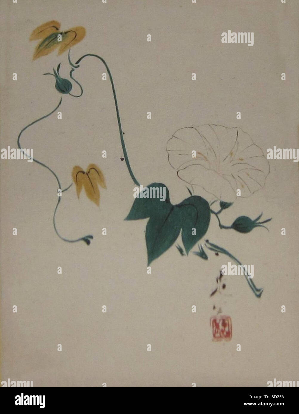 A leaf from an album by Japanese artist Shibata Zeshin, dating back to ...