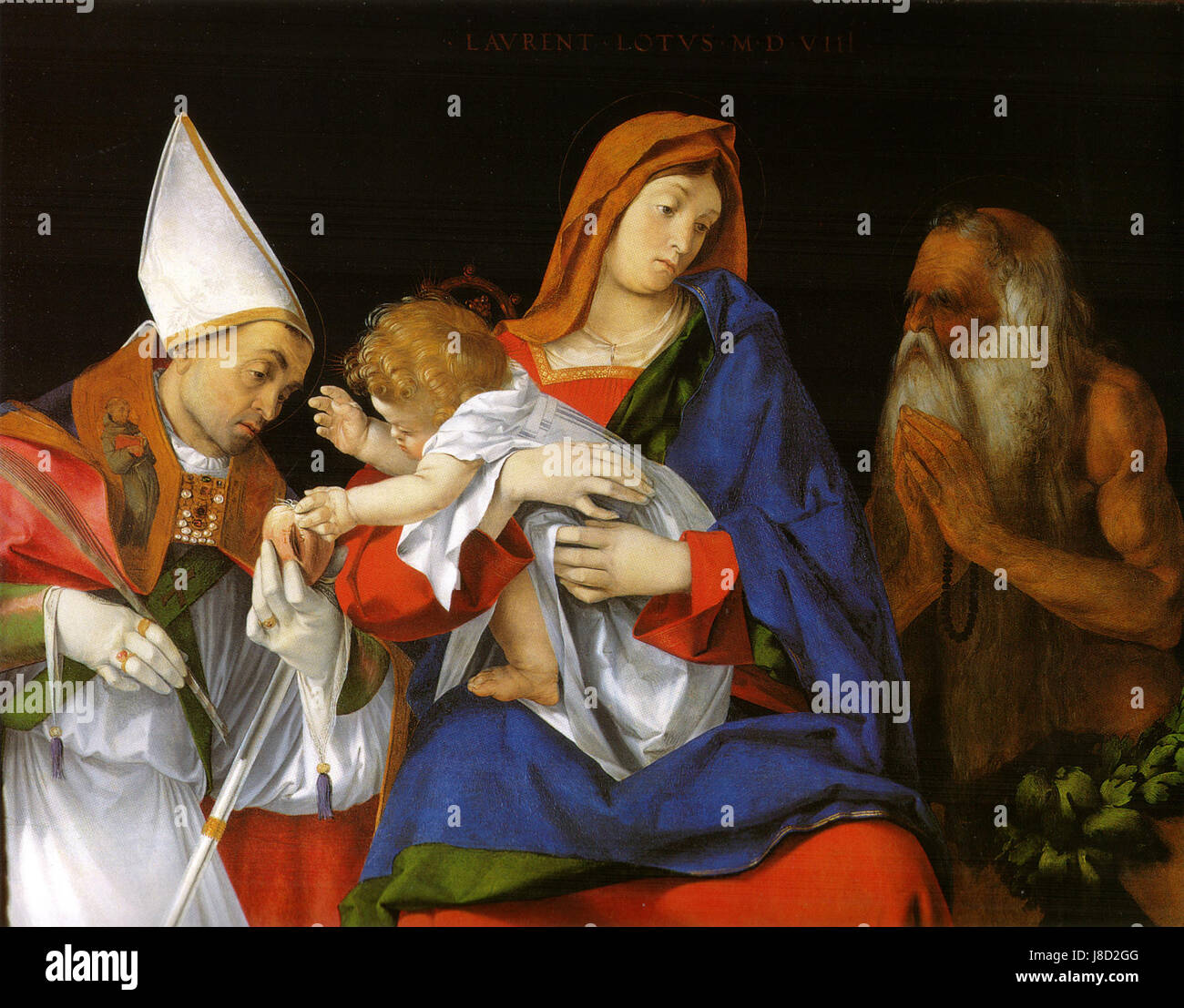 Lorenzo Lotto's work, identified as '032', represents his distinctive ...