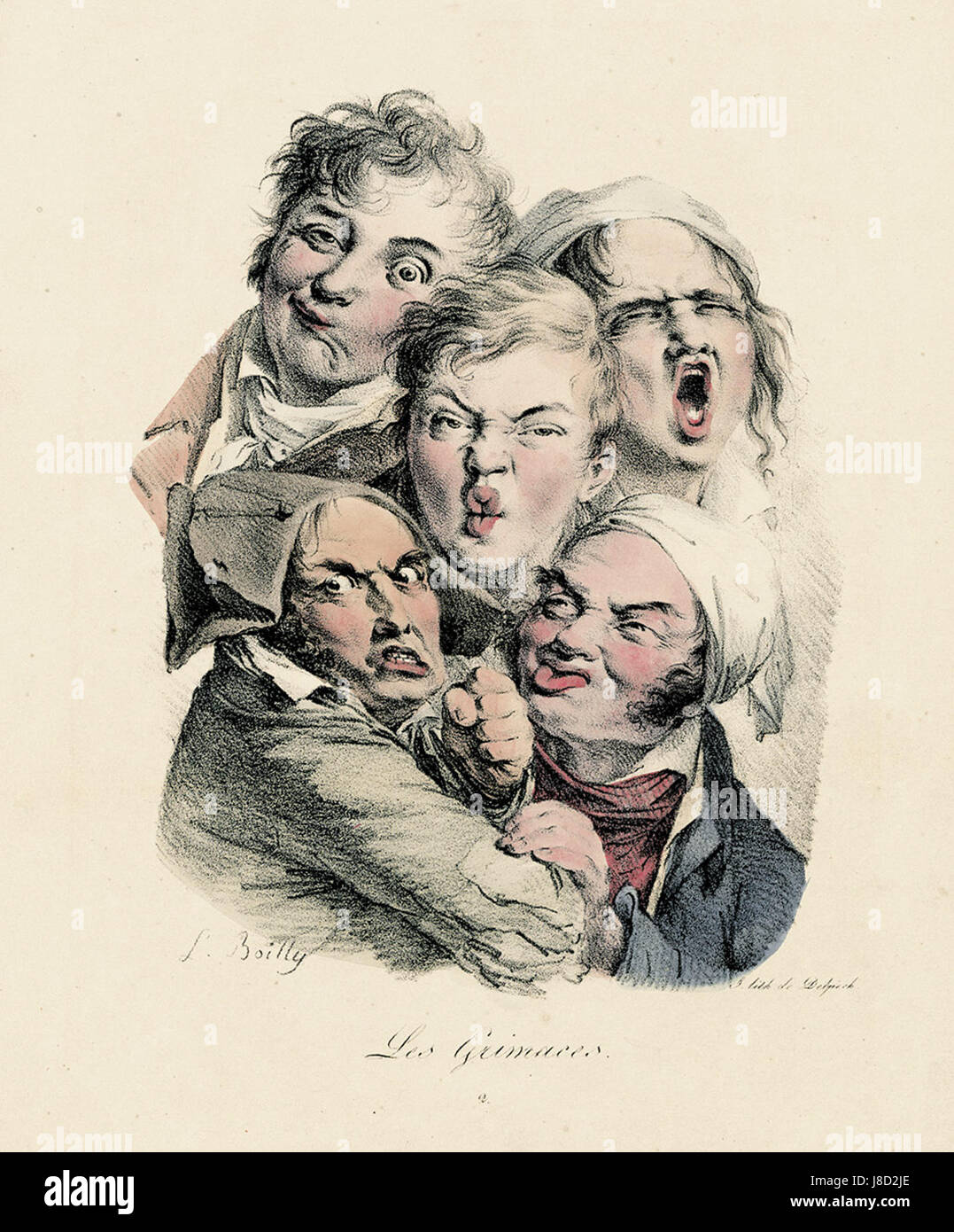 Les grimaces hi-res stock photography and images - Alamy