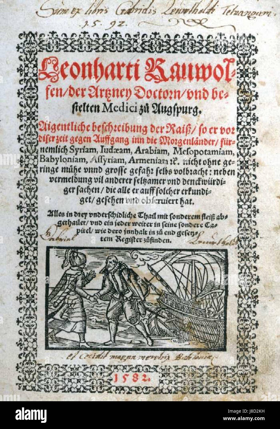 Leonhard Rauwolf was a German physician and traveler from the 16th ...