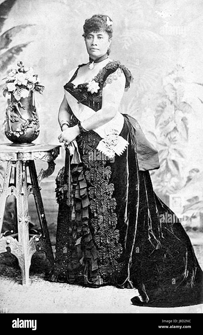 Queen liliuokalani Black and White Stock Photos & Images - Alamy
