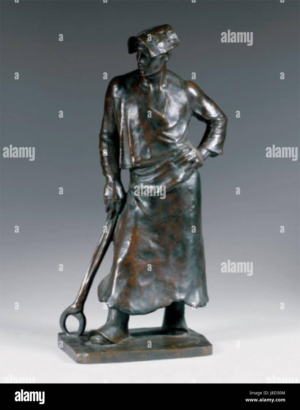 *Le Marteleur* (The Hammerer) is a sculpture by Belgian artist ...