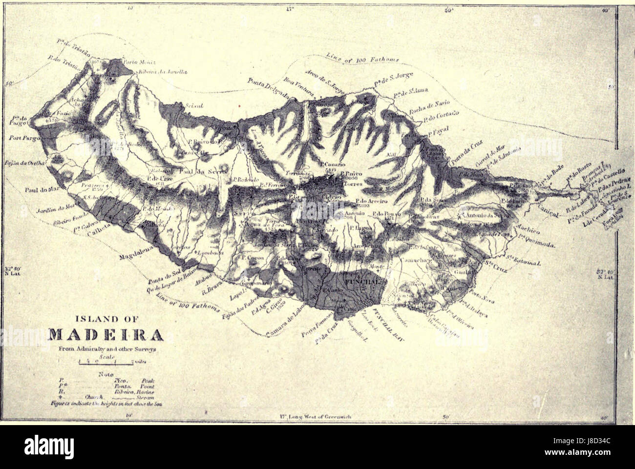 Map of madeira hi-res stock photography and images - Alamy