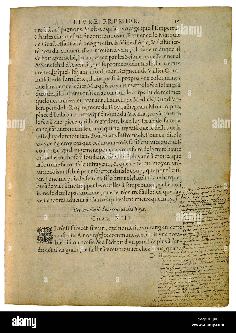 Essais Livre 1, part of the famous philosophical work by Michel de ...