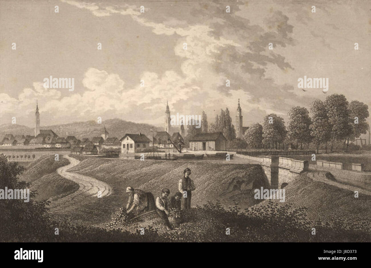 Ludwigskanal Alexander Marx 003 Stock Photo - Alamy