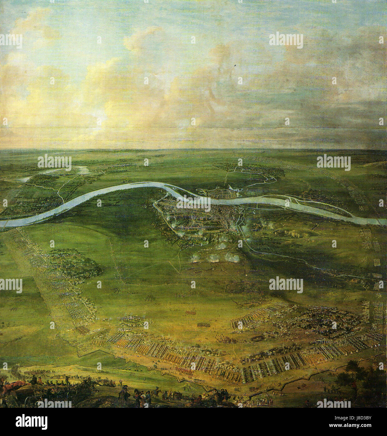 Maastricht, in 1673, was a significant historical city during the ...