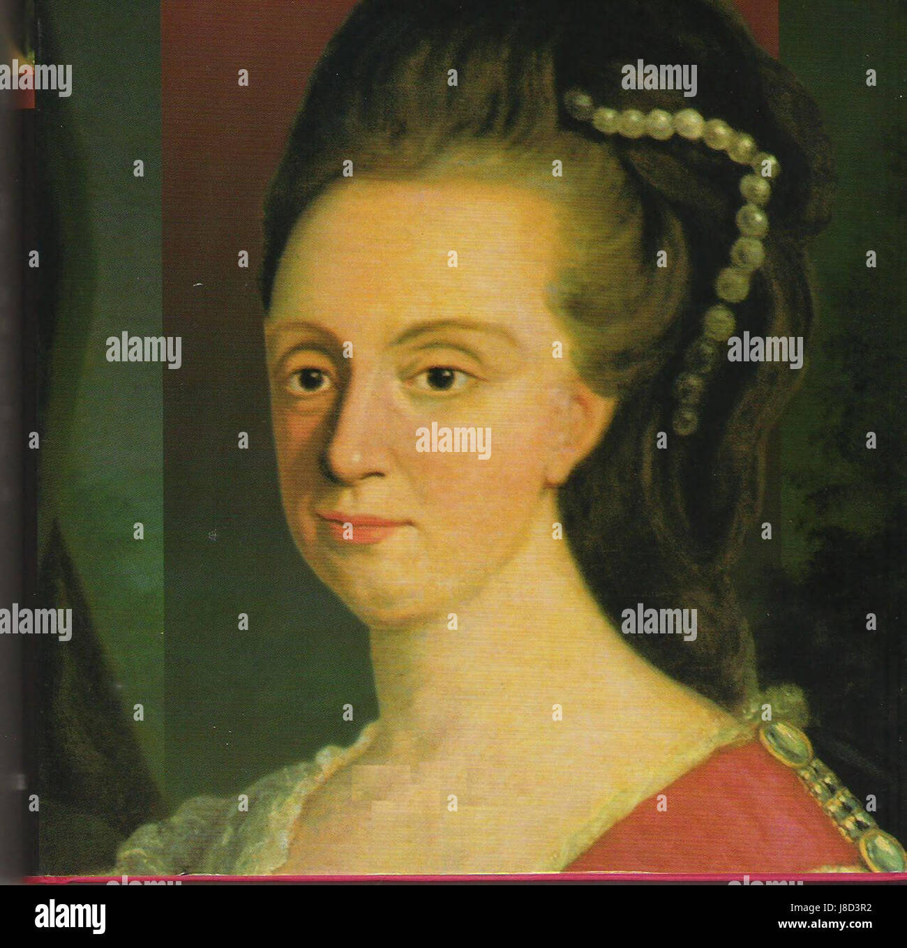 This portrait of *Maria I of Portugal* as Queen showcases her regal ...