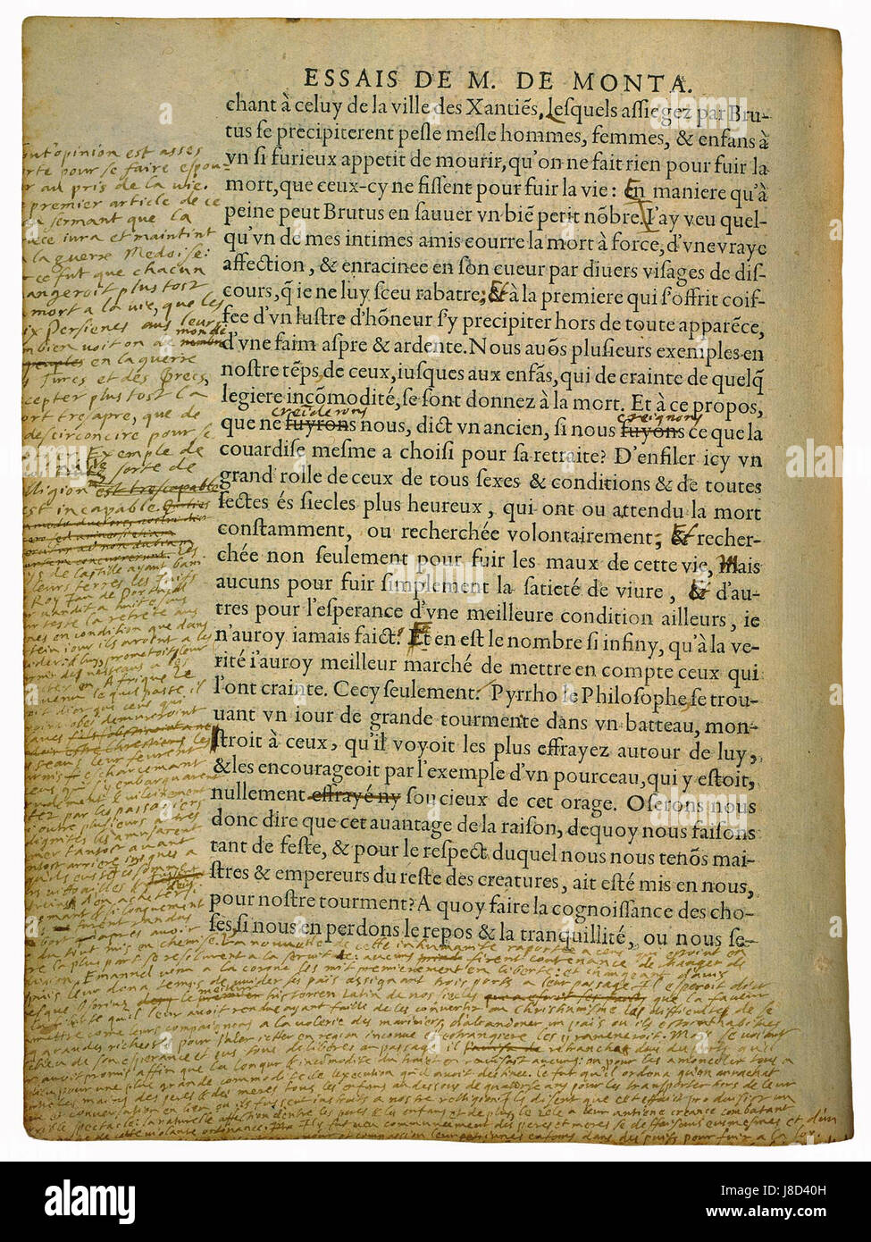 *Essais Livre 1* is a key work in the history of philosophy, written by ...