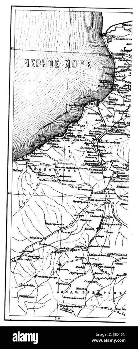 Adjara map Black and White Stock Photos & Images - Alamy