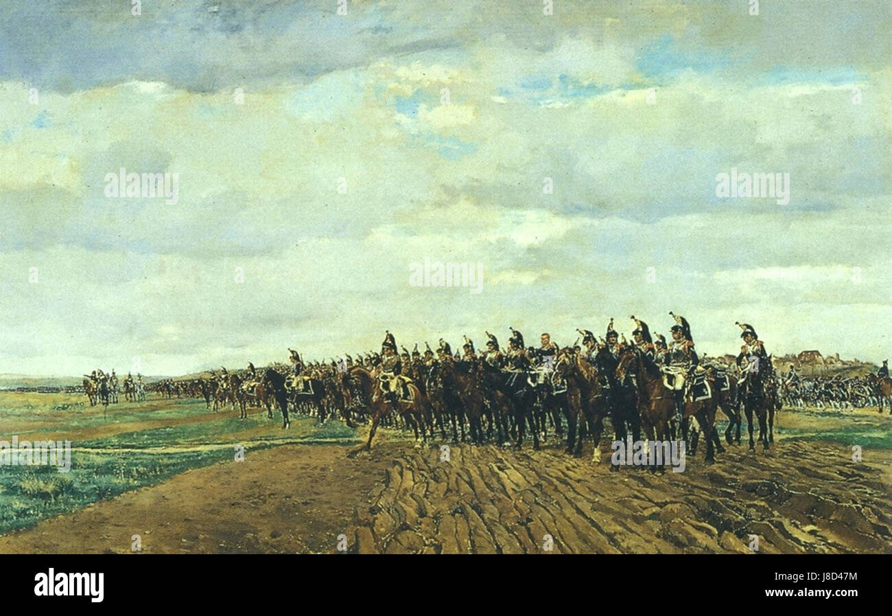 Meissonier Cuirassiers in 1805 Stock Photo - Alamy