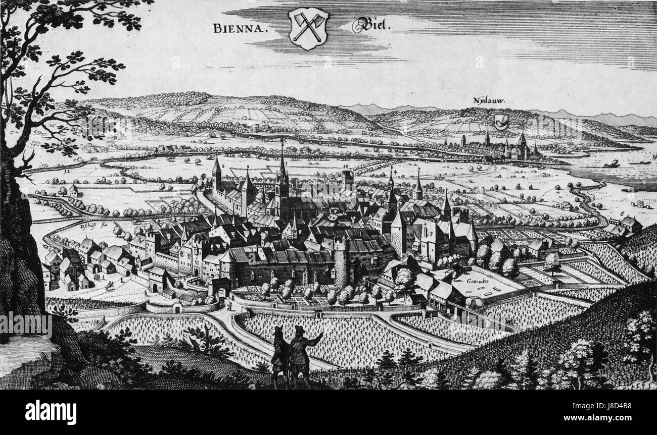 Biel map hi-res stock photography and images - Alamy