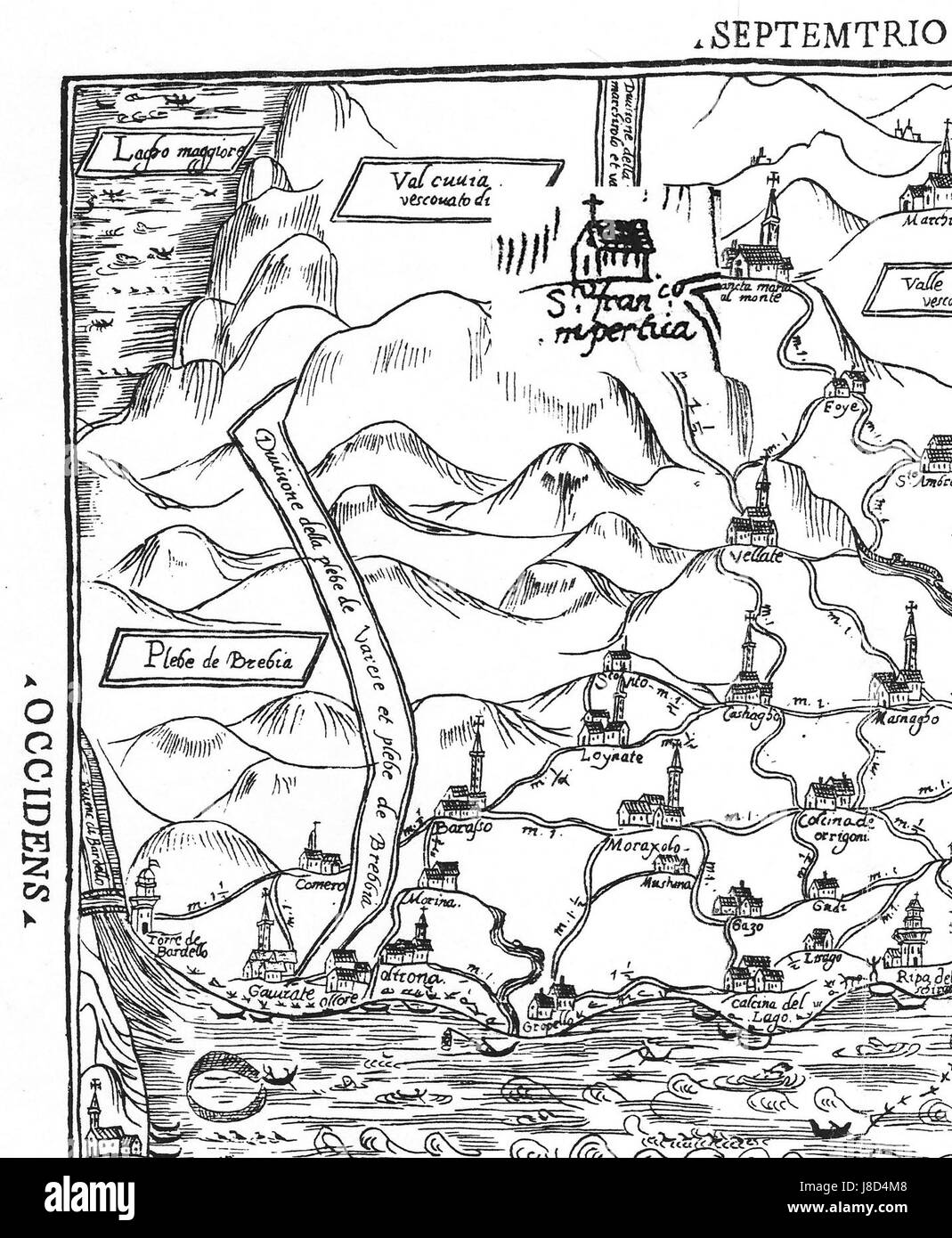 16th century map of italy hi-res stock photography and images - Alamy