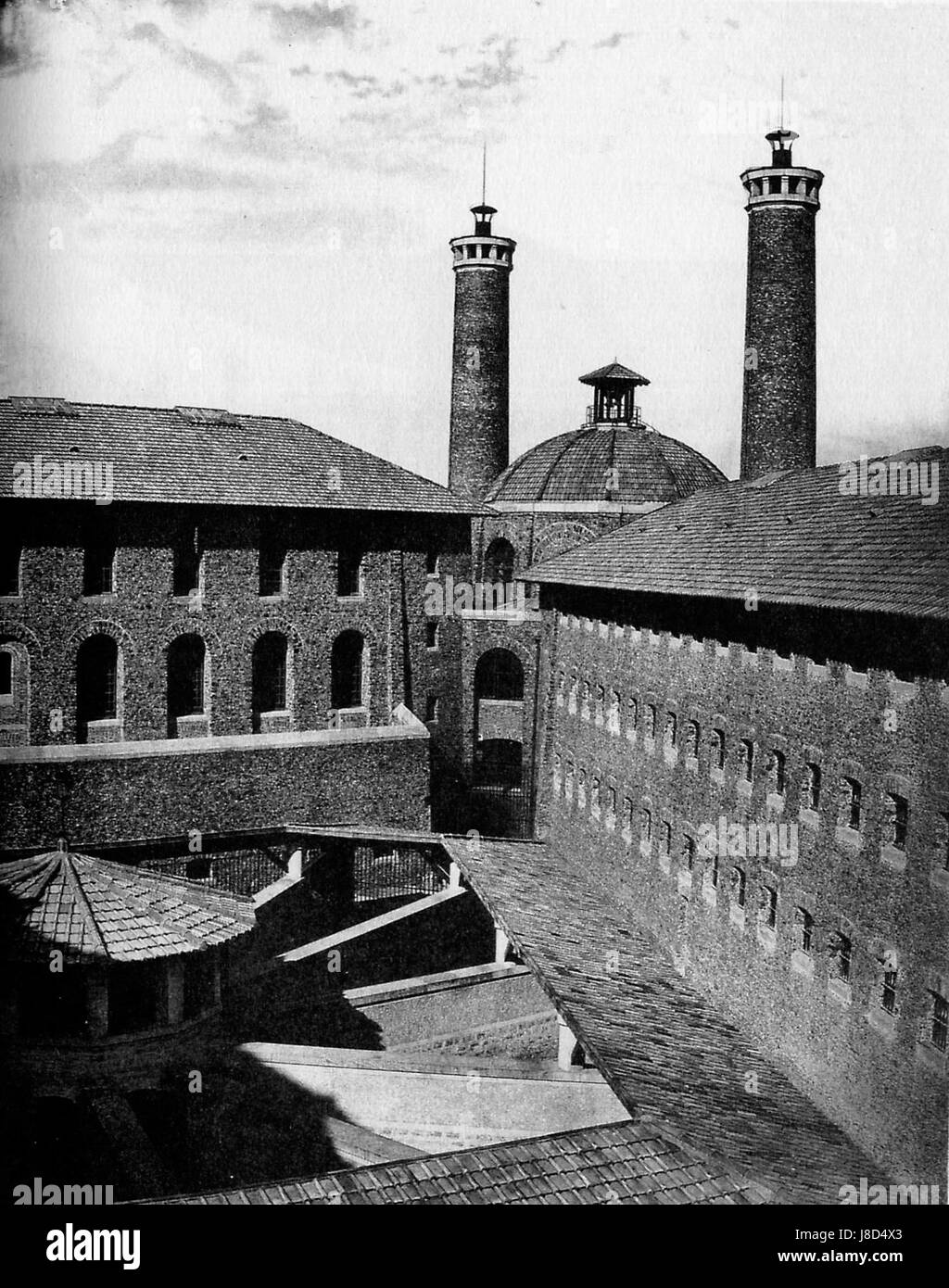 The Prison de la SantÃ© in Paris, photographed by Charles Marville, is ...