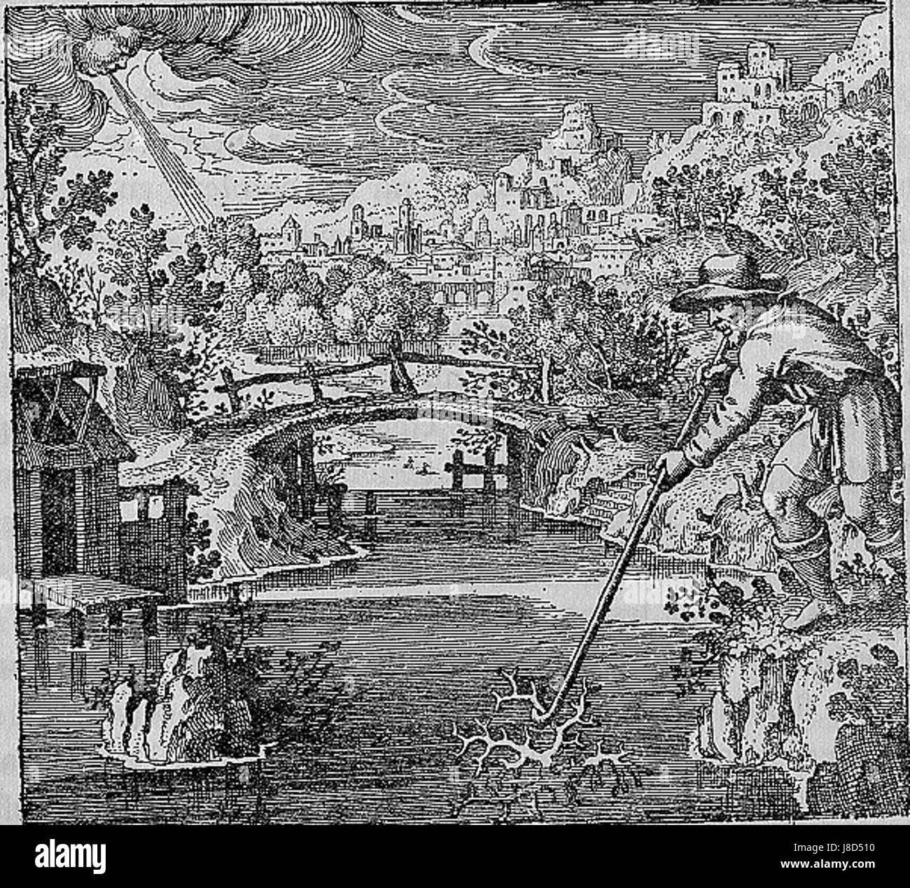 Emblem depicting Black and White Stock Photos & Images - Alamy