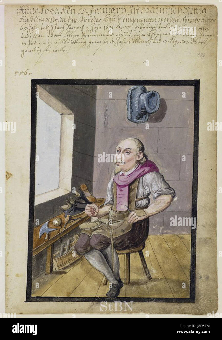 An image from Mendel II, folio 120r, depicting a medieval manuscript ...