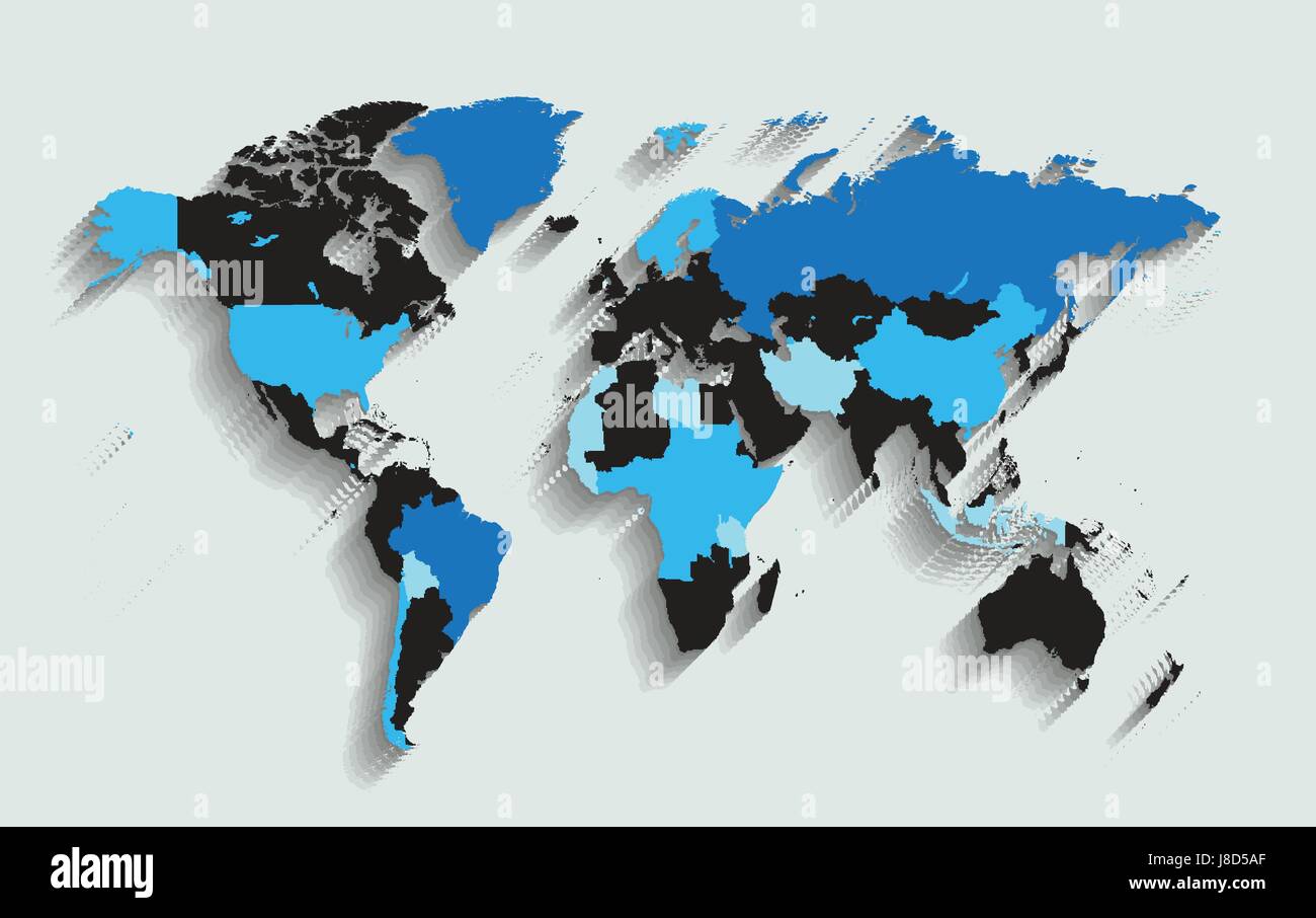 world map info graphic Stock Vector Image & Art - Alamy
