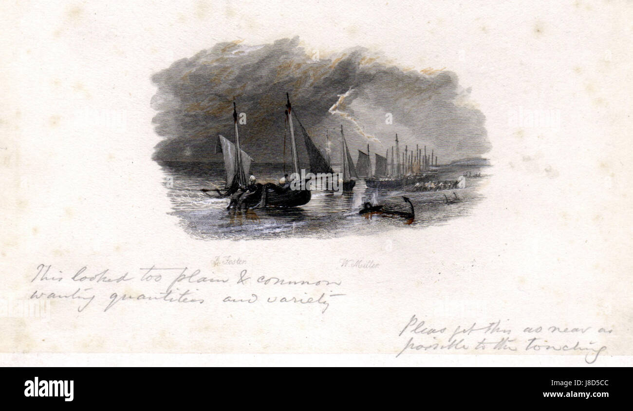 This engraving, created by William Miller after Birket Foster's ...