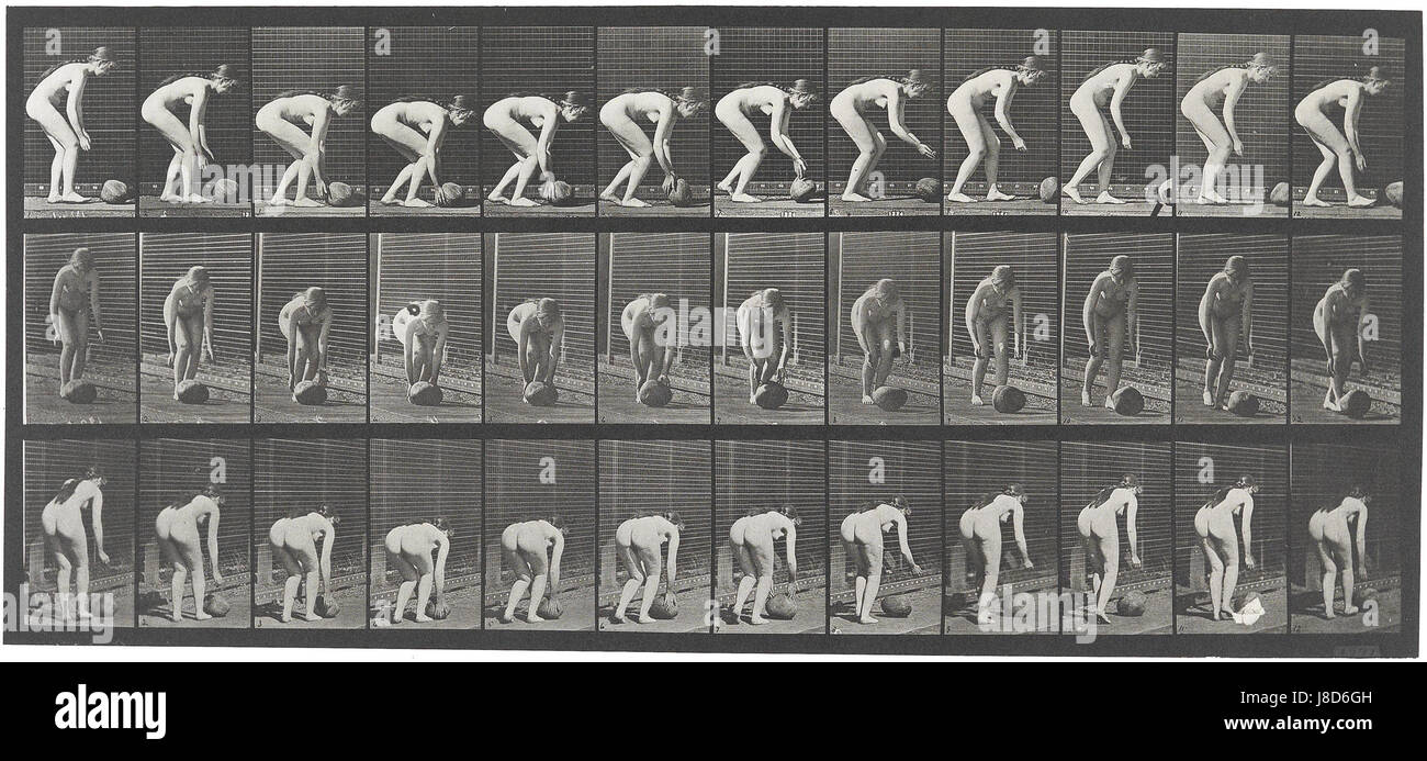 This photographic series by Eadweard Muybridge, created in 1887 ...