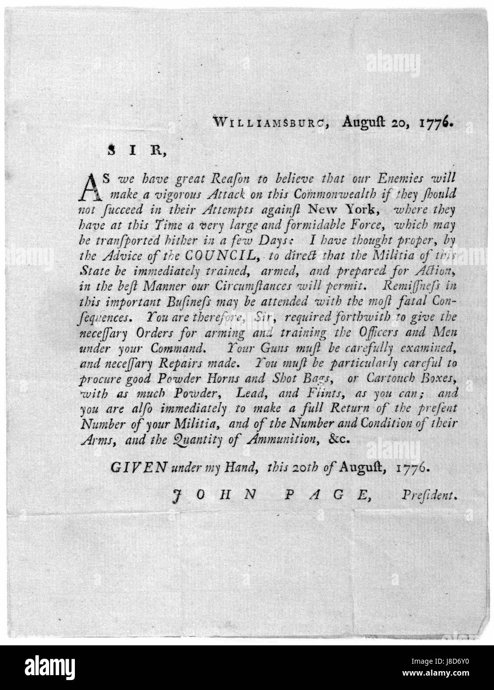 John Page was a prominent figure in colonial Virginia, best known for ...