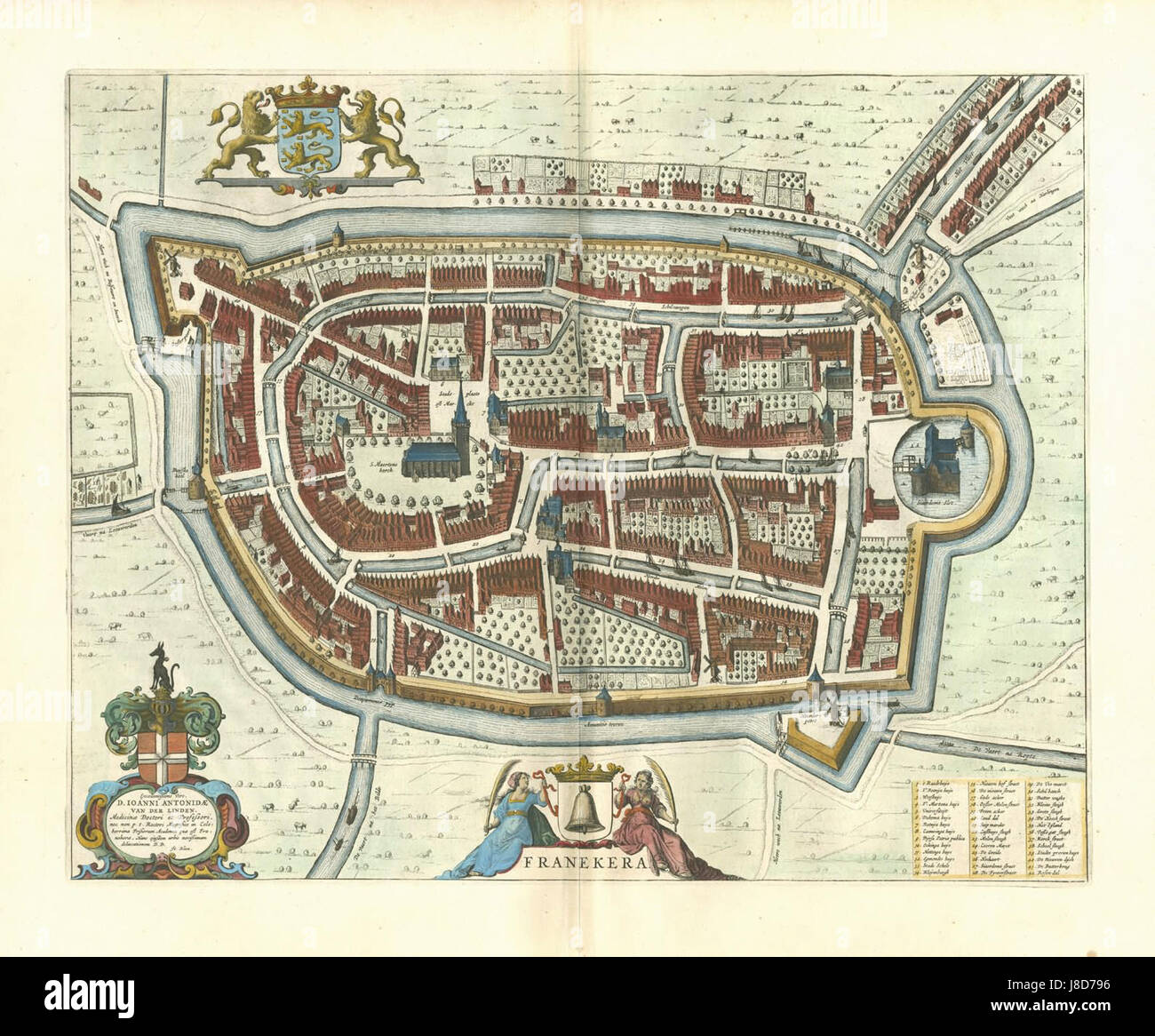 Map of franeker hi-res stock photography and images - Alamy