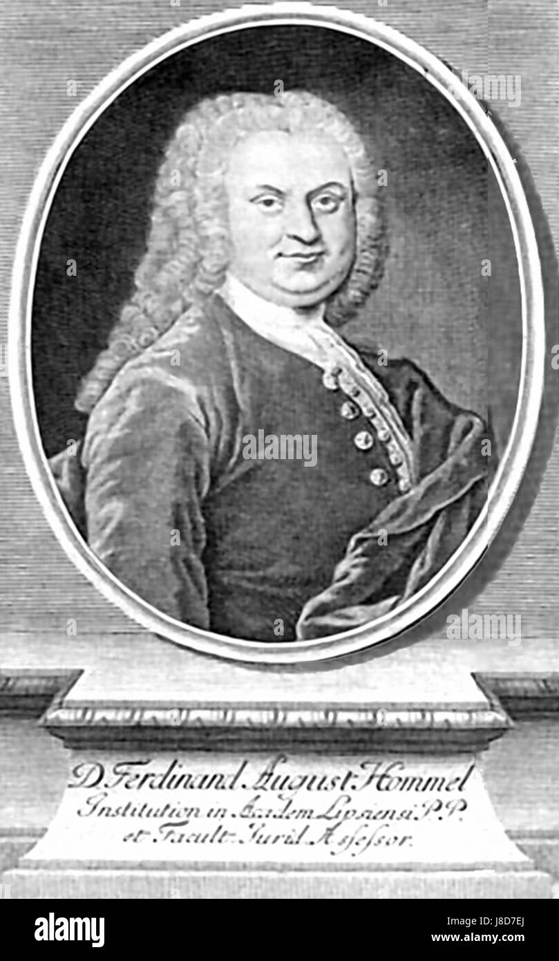 Ferdinand August Hommel Stock Photo - Alamy