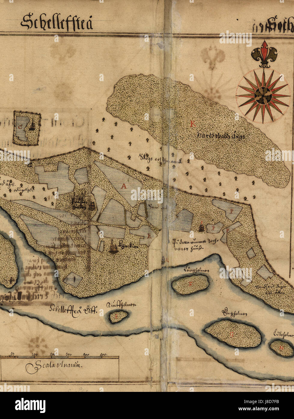 Old swedish map hi-res stock photography and images - Alamy