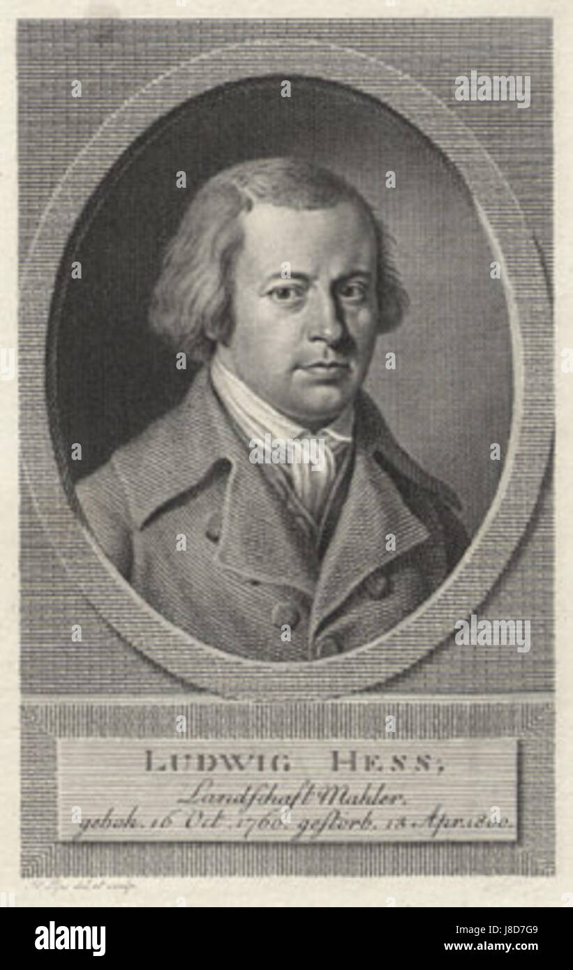 Ludwig Hess was a painter known for his work in the 19th century ...