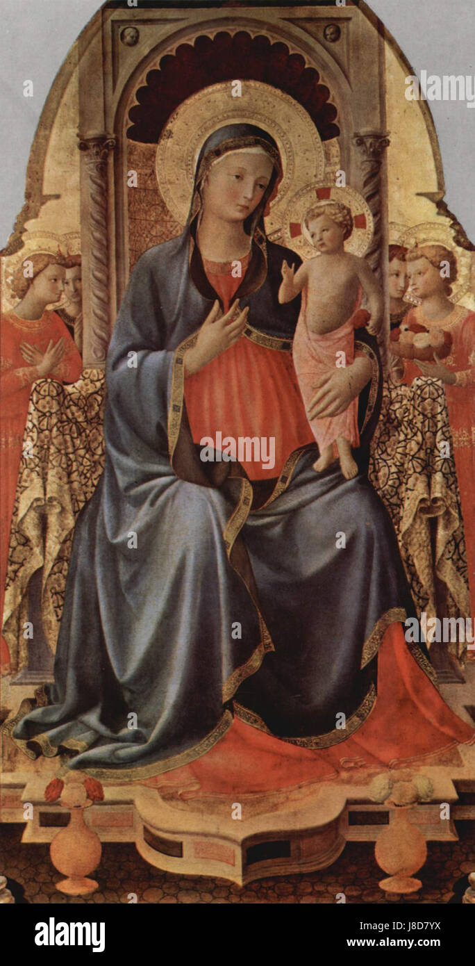 A depiction of Fra Angelico, an Italian painter of the early ...