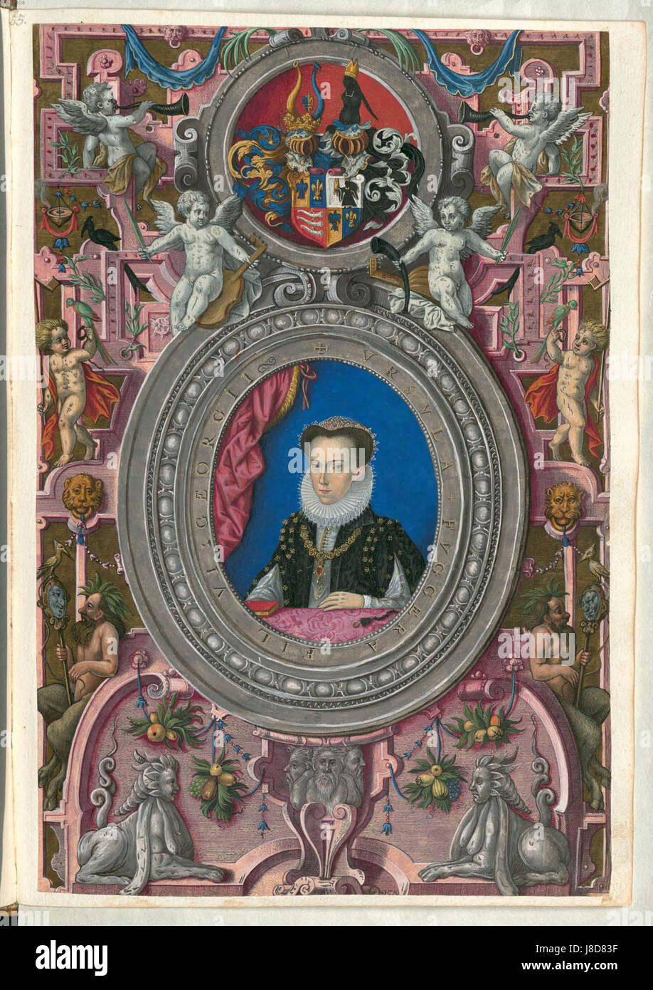 This image is part of the 'Fuggerorum et Fuggerarum imagines' series ...