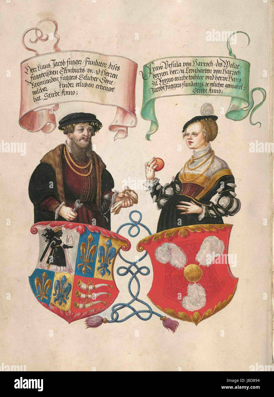 The 'Fugger Ehrenbuch' is a historical document celebrating the legacy ...