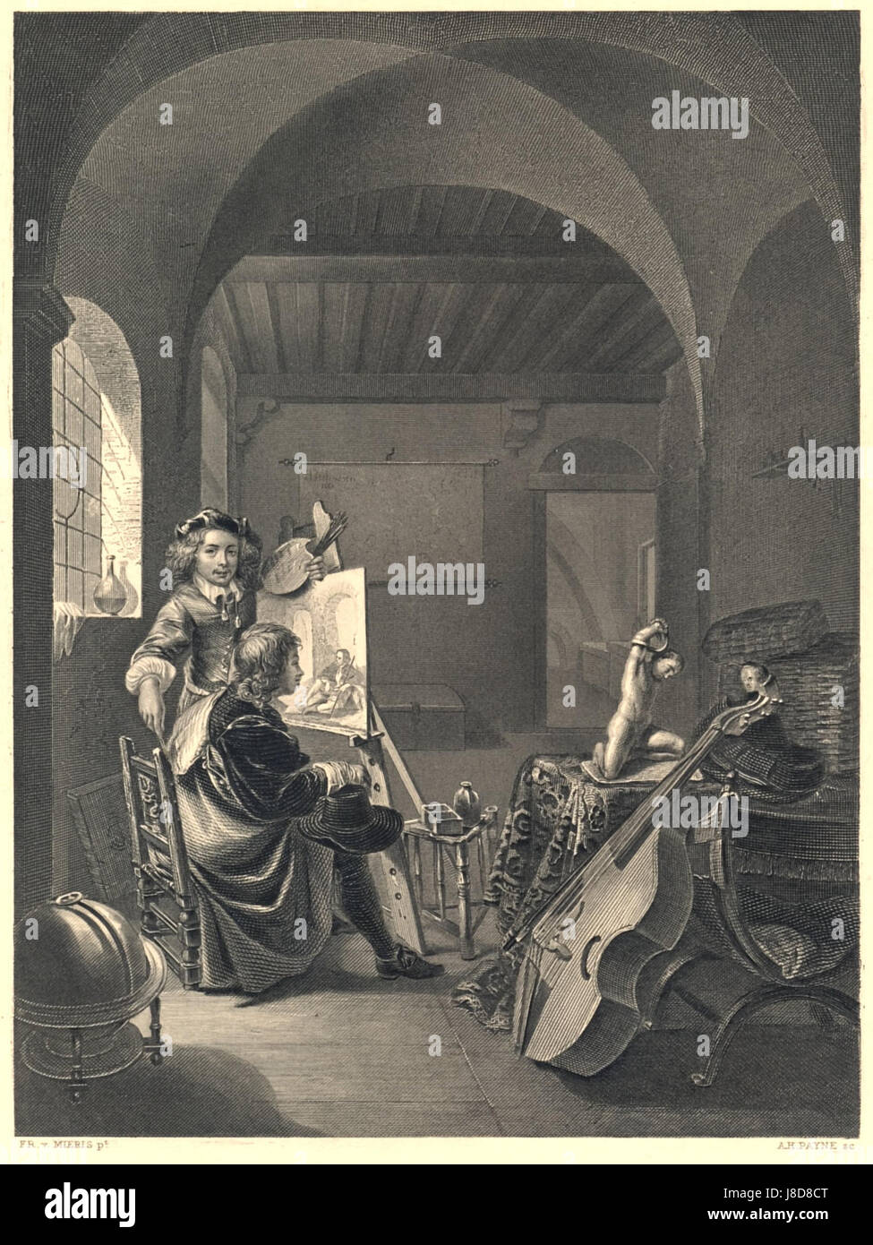 Frans van Mieris was a Dutch Baroque painter known for his detailed and ...