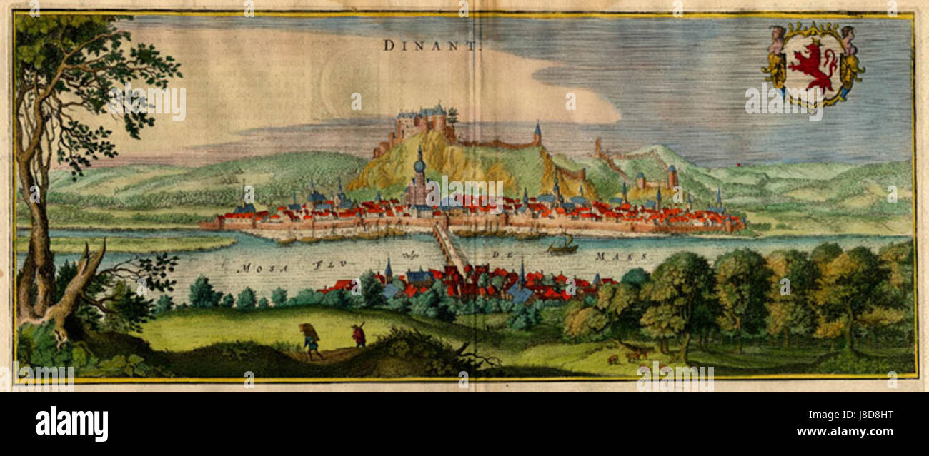 Map of dinant hi-res stock photography and images - Alamy