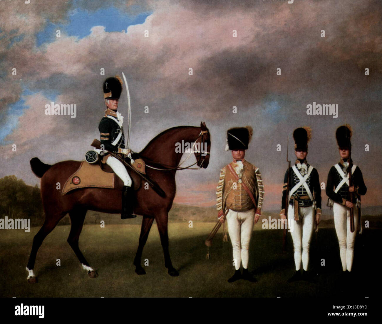 A painting or artwork by George Stubbs, an English artist known for his ...