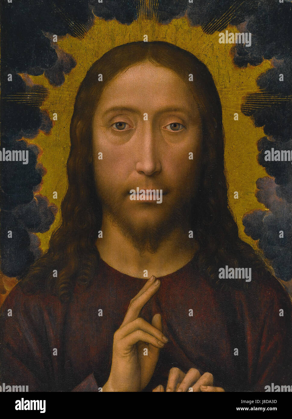 Hans memling christ blessing hi-res stock photography and images - Alamy