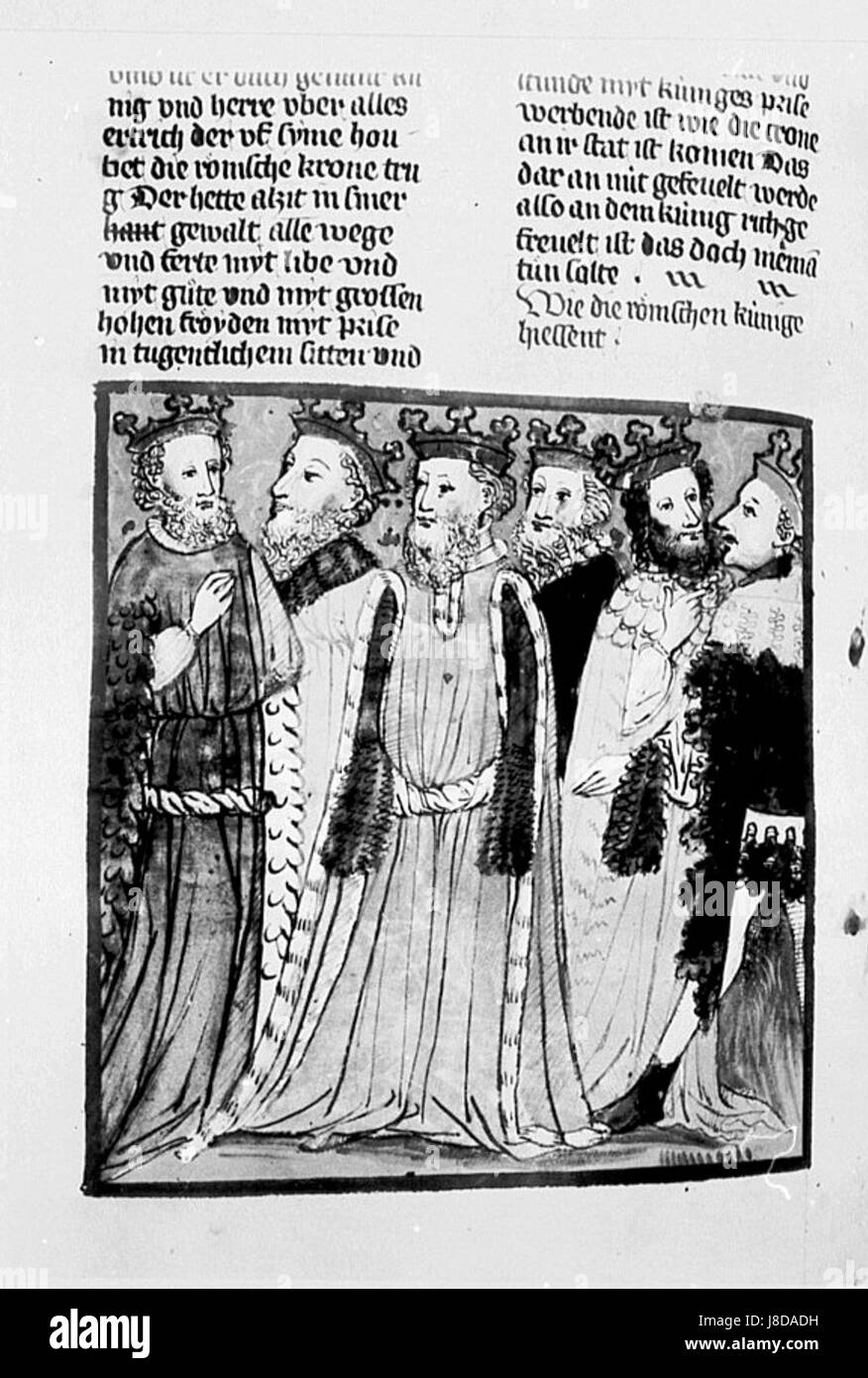 The 'Historienbibel' (History Bible), printed in Augsburg in 1422, is a ...