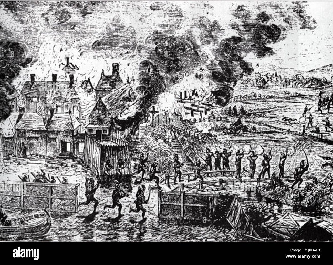 This refers to the fire at Port Royal in 1613, which devastated the ...