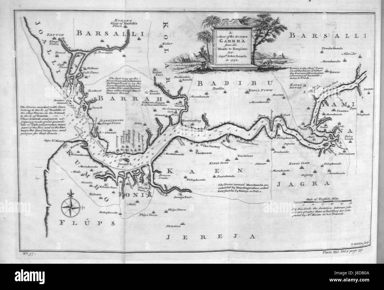 Map of the gambia river hi-res stock photography and images - Alamy