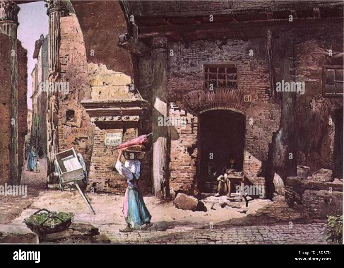 Circa 1880 watercolor hi-res stock photography and images - Alamy