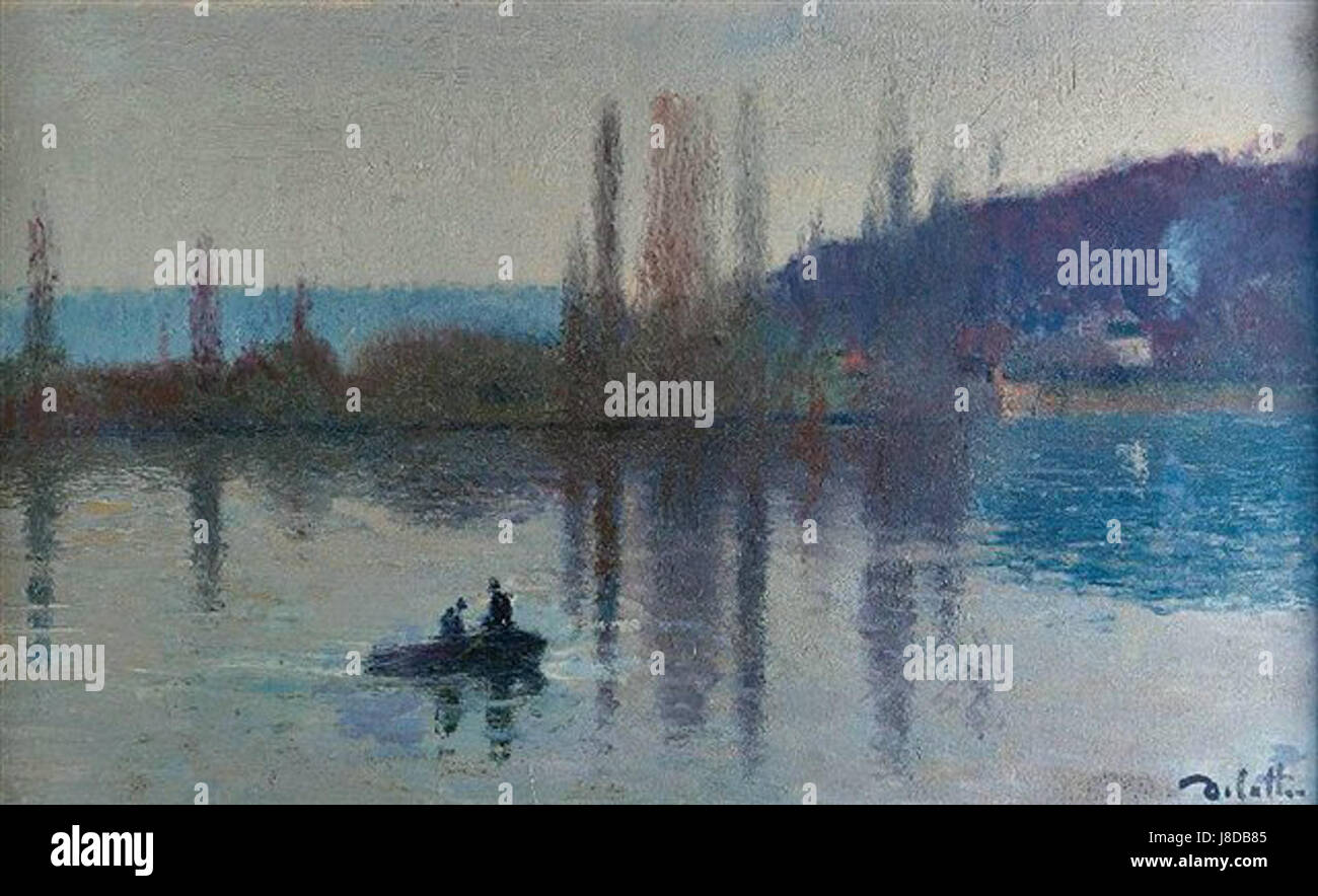 Joseph Delattre Le Lac Stock Photo - Alamy